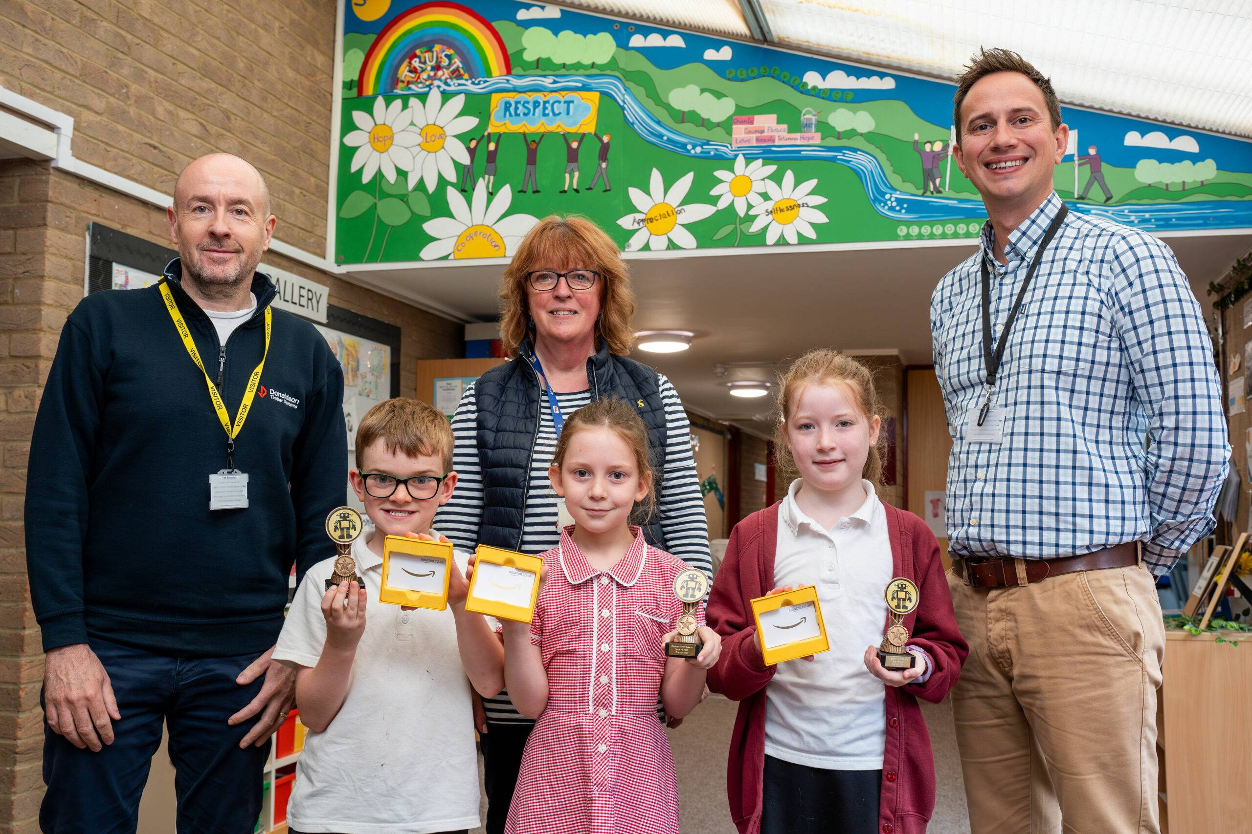 Local schoolchildren name robots at Witney timber frame factory ...
